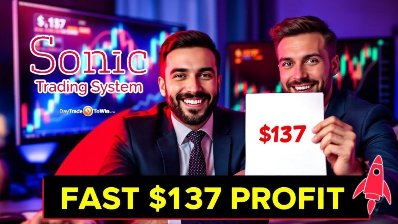 Sonic Trading: $137 in Minutes • Day Trade To Win | Trading Software ...