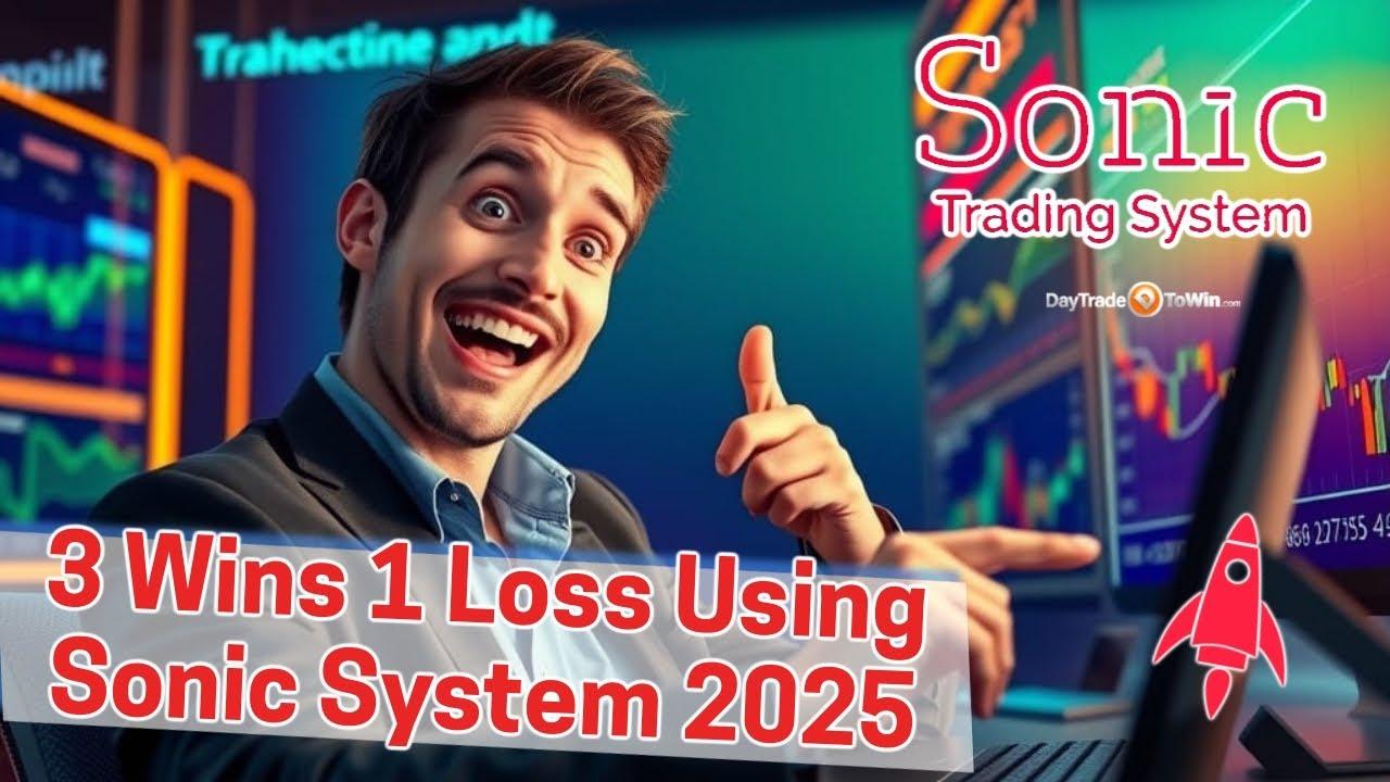 Live Trading: 3 Wins 1 Loss Using The Sonic System 2025 • Day Trade To Win | Trading Software ...